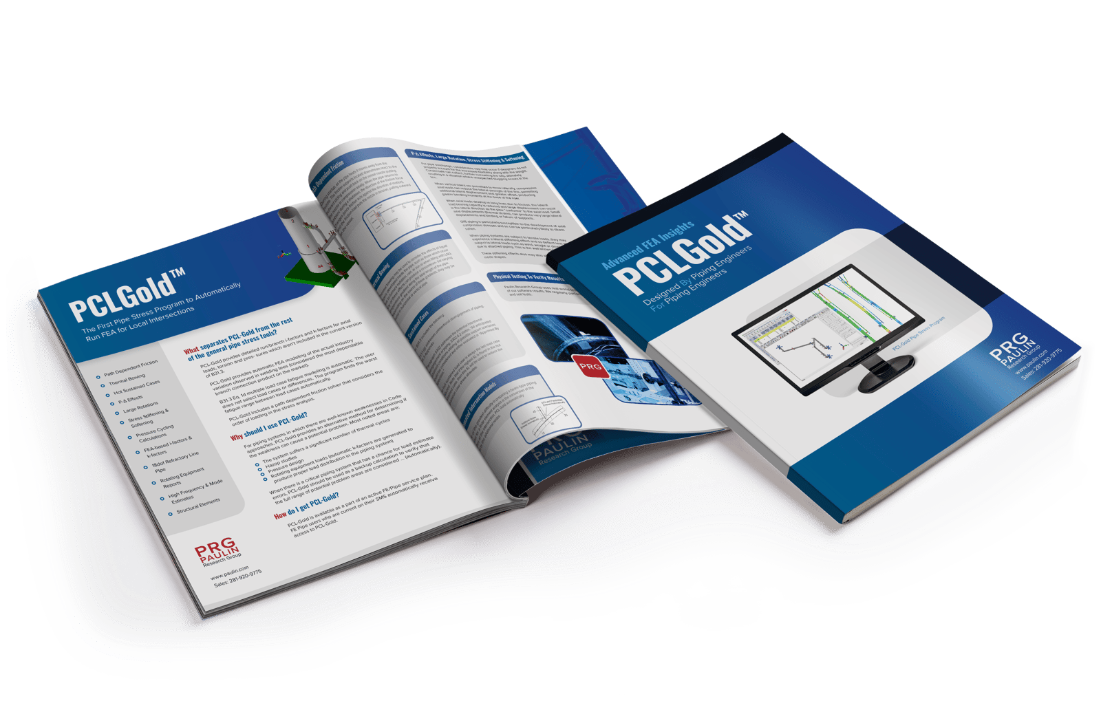 PCL Gold | Paulin Research Group | Beam Piping Software FEA