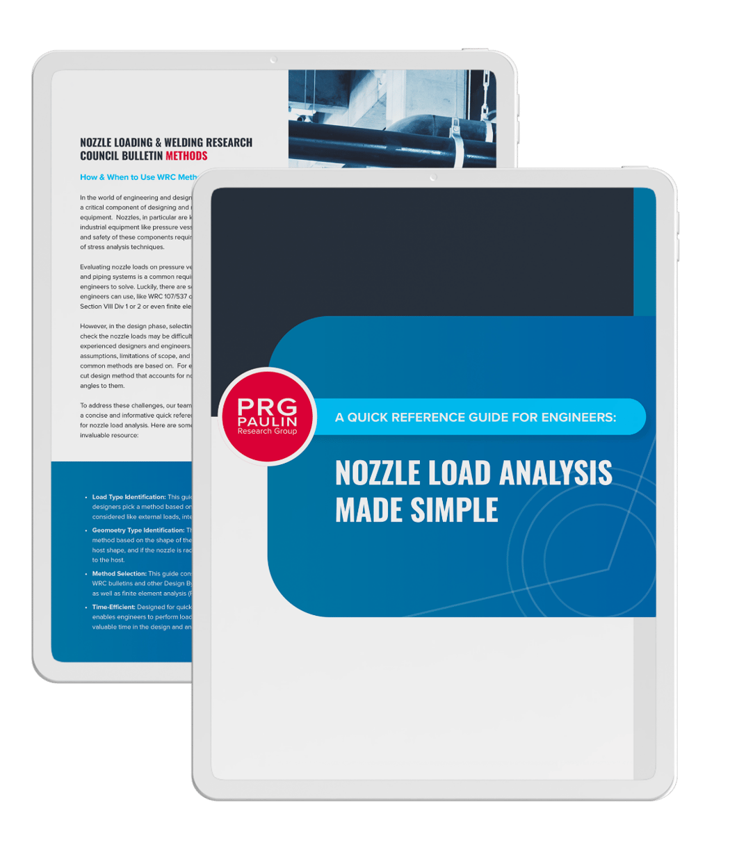 WRC Nozzle Load Analysis Guide | Paulin Research Group | Welding Compliance